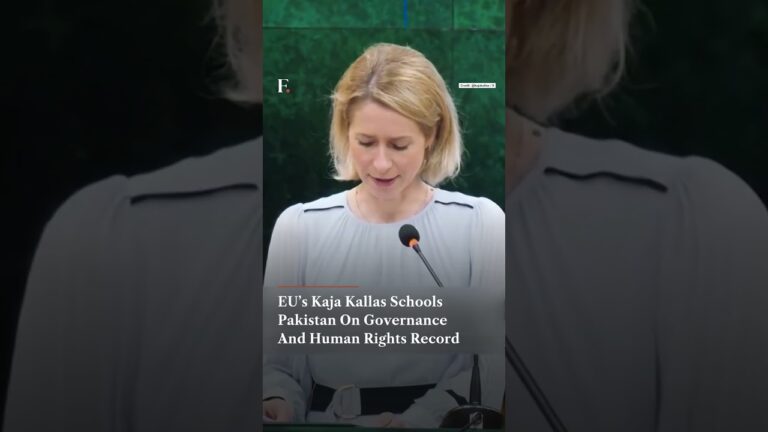 EU’s Kaja Kallas Schools Pakistan On Governance And Human Rights Record ...